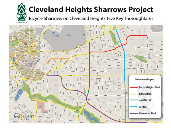 Sharrows Project – Heights Bicycle Coalition